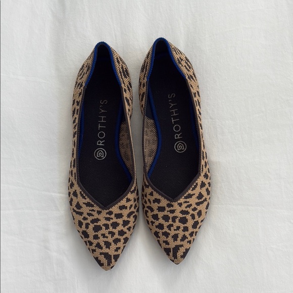 Rothy's | Shoes | Rothys The Point In Classic Spotted Leopard Size ...